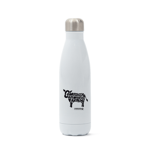 Compassion Cow Water Bottle – Compassion in World Farming
